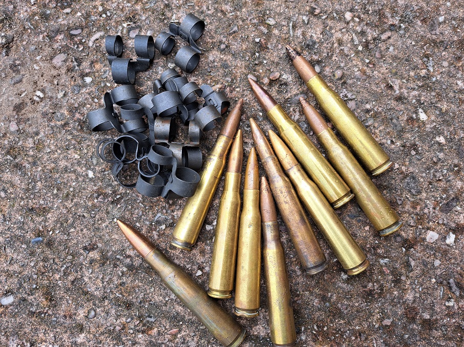 .50 cal inert rounds WW2 dated x 10 - Saracen Exports