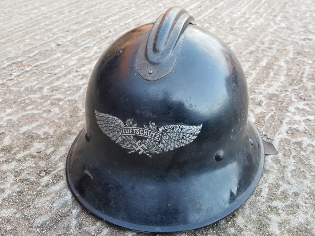 Czech WW2 Fire Brigade helmet - Saracen Exports