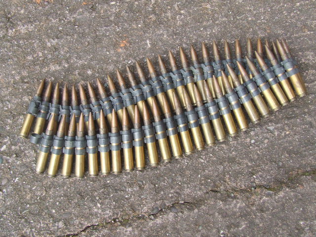 .50 cal inert rounds x 50 in belt - Saracen Exports