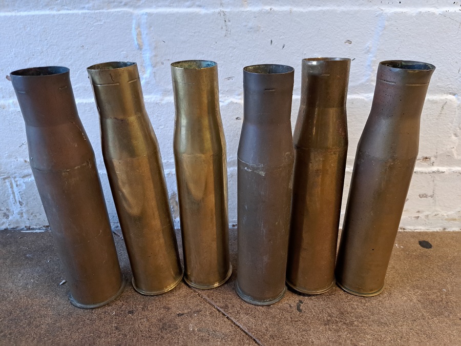 37mm US Shell cases WW2 dated - Saracen Exports