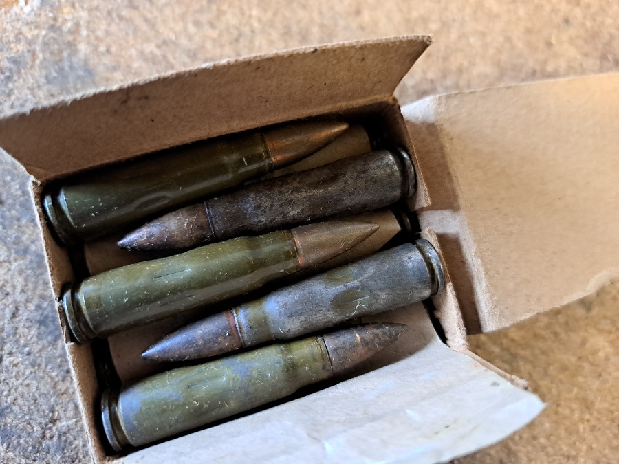 7.62x39 (AK47) inert/ drill rounds x 20 - Saracen Exports