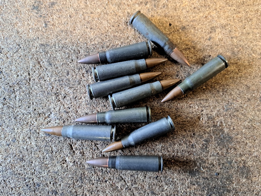 7.62x39 (AK47) inert rounds x 10 - Saracen Exports
