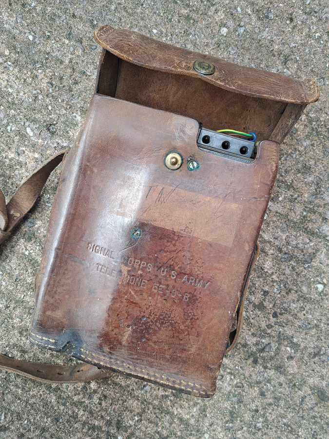 US Army Signal Corps field telephone Early issue - Saracen Exports