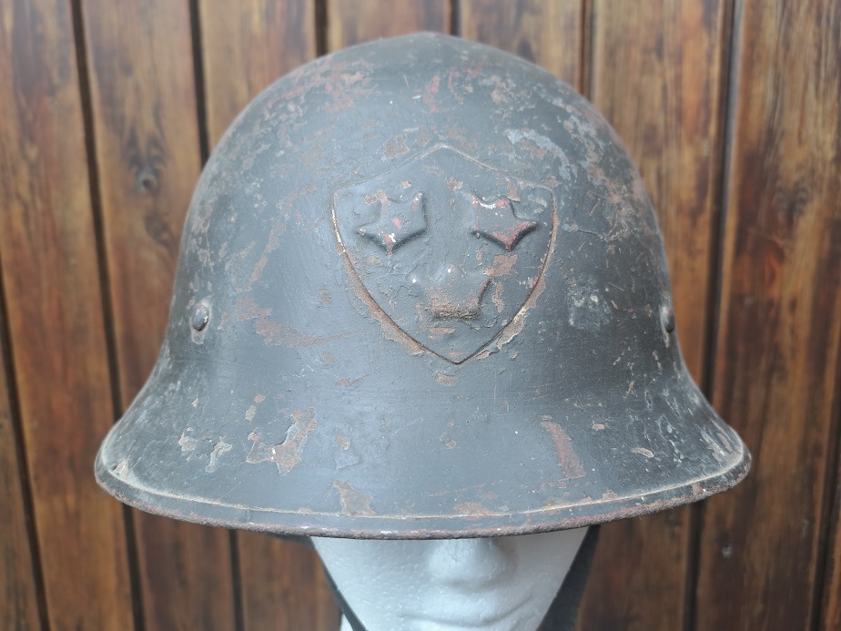 Sweedish M21 Steel helmet & liner - Saracen Exports
